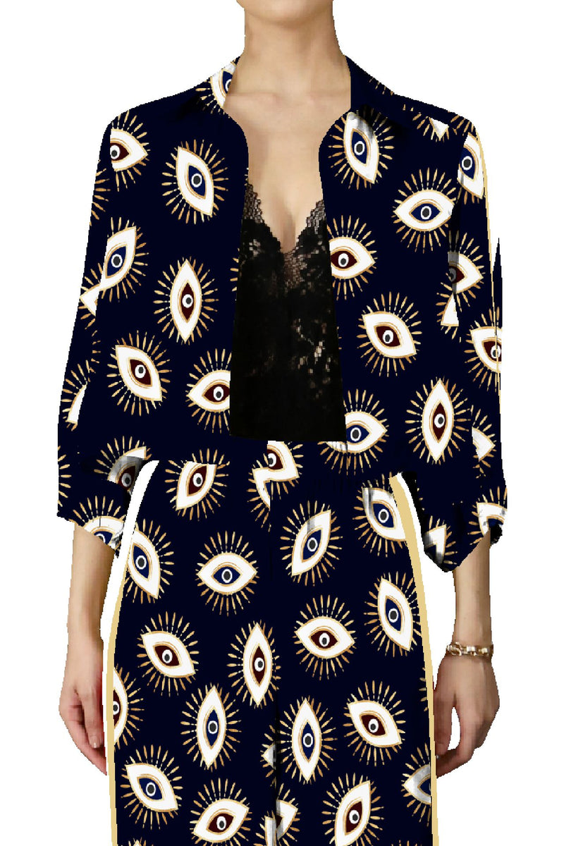 Designer Printed Tracksuit | Black Silk Tracksuit | Kyle X Shahida ...