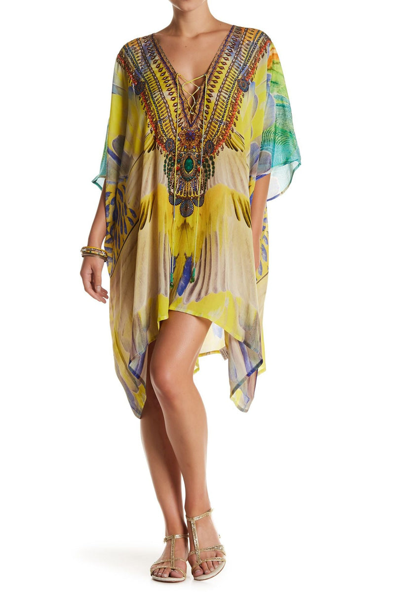 Check Out Womens Kaftan Dress Short :Designer Short Caftan Dress – Kyle ...
